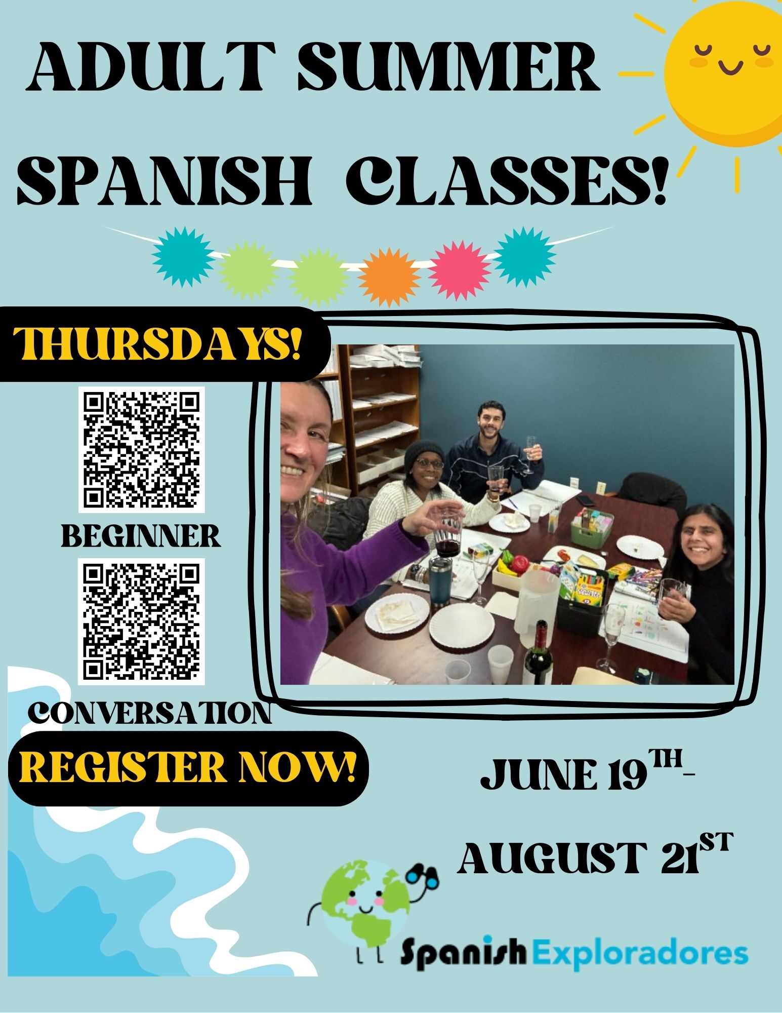 Adult Summer Classes - Spanish for Kids, Baby and Me Preschool Spanish ...